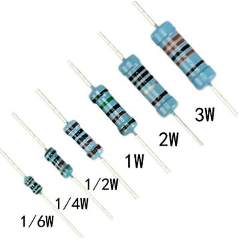 Jual Resistor R 10 R10 Ohm 1/4w 1/4 Watt Metal Film Biru Dip Toleransi ...