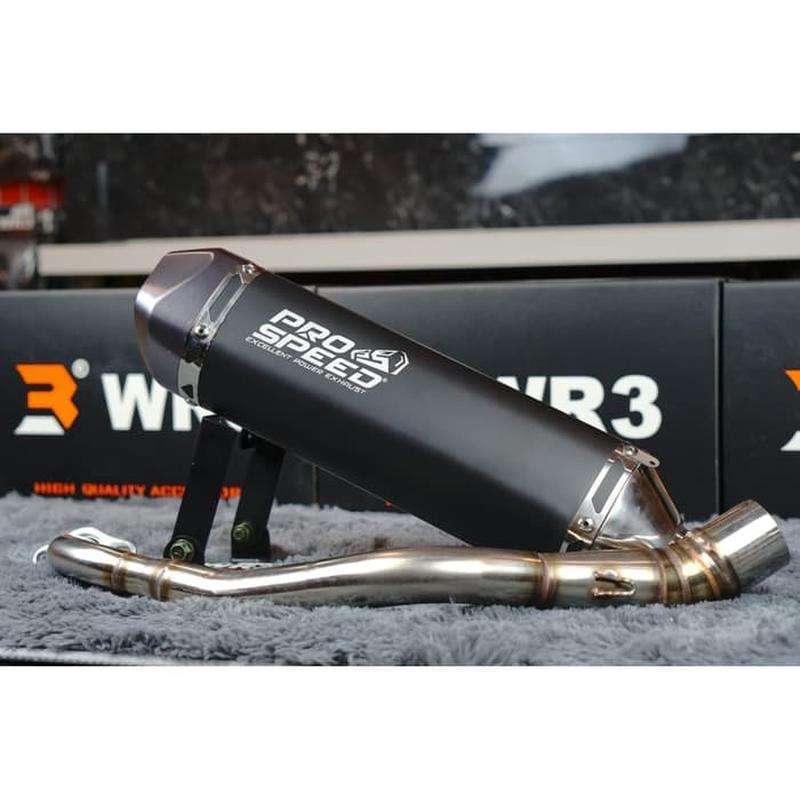 Jual Knalpot Prospeed Black CNC Yamaha Nmax 150cc Fullsystem di Seller ...