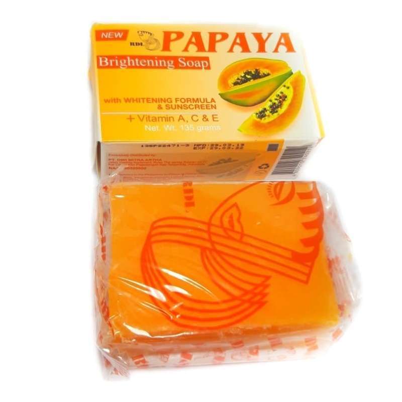 Promo Sabun PAPAYA brightening soap original RDL Philipine 135 Gram ...