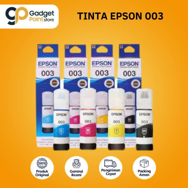 Jual Tinta Epson 003 Refill Original - All Colour di Seller Gadget ...