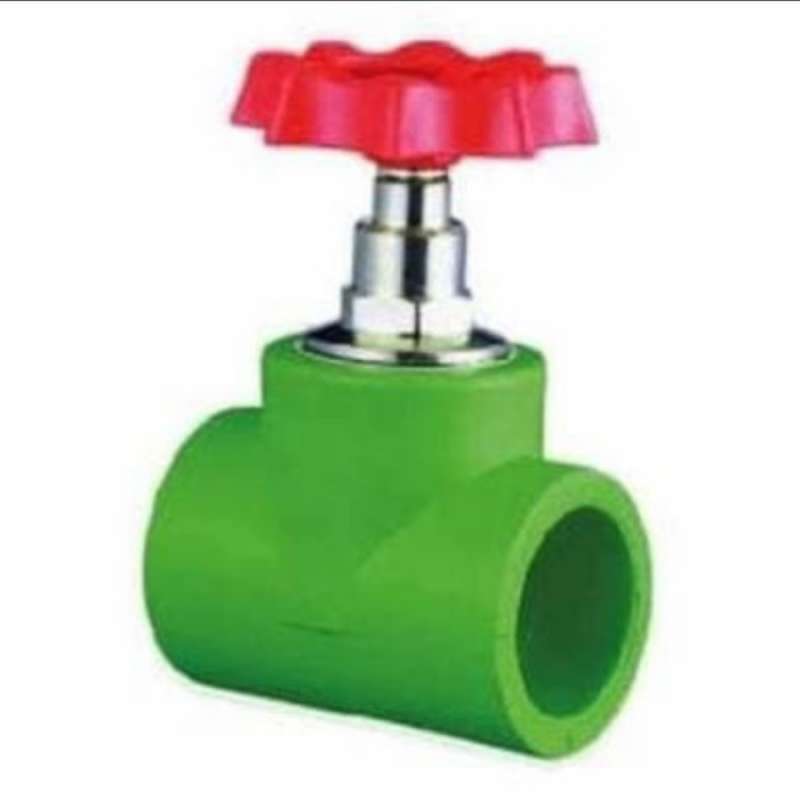 Jual Gate Valve Ppr 1/2 Inch / Stop Kran Valve Ppr 20Mm Fitting Pipa ...