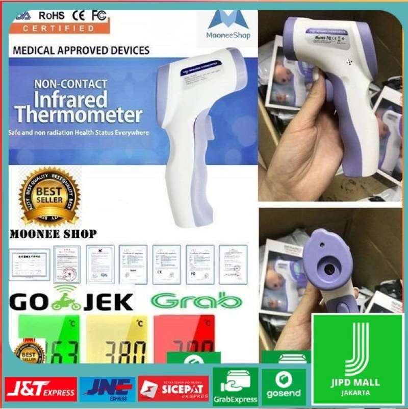 Promo Thermometer Infrared Gun Tembak TermoGUN Non Contact 113118 ...