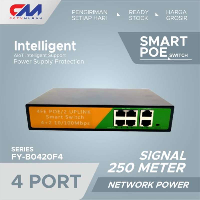 Jual POE SWITCH HUB POE 4+2 PORT / POE SWITCH 4 PORT di Seller Cullen ... Jual POE SWITCH HUB POE 4+2 PORT / POE SWITCH 4 PORT di Seller Cullen ...