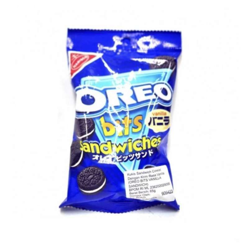 Jual Nabisco Oreo Bits Sandwich Vanilla / Oreo Sandwich / Biskuit di ...