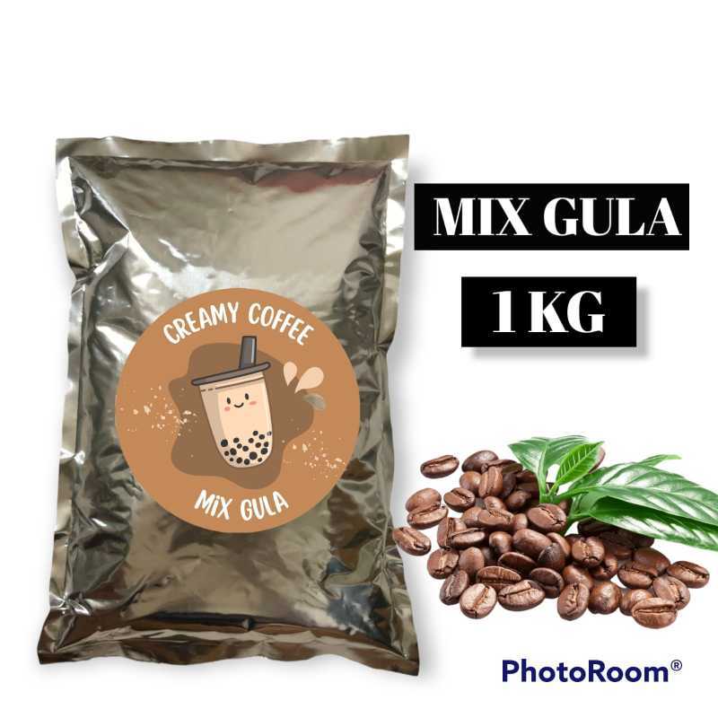 Promo BUBUK MINUMAN BOBA RASA / POWDER DRINK RASA CREAMY COFFEE 1KG MIX ...