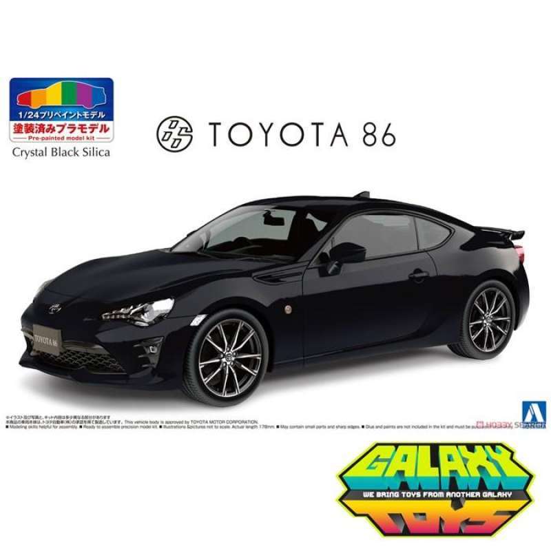 Jual Aoshima 1/24 Toyota ZN6 Toyota86 `16 (Crystal Black Silica) Model Kit di Seller Galaxy Toys ...