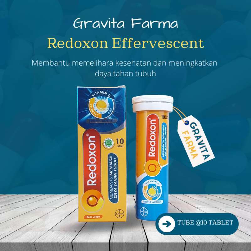 Jual Redoxon Triple Action Effervescent 10 Tablet di Seller Apotek ...