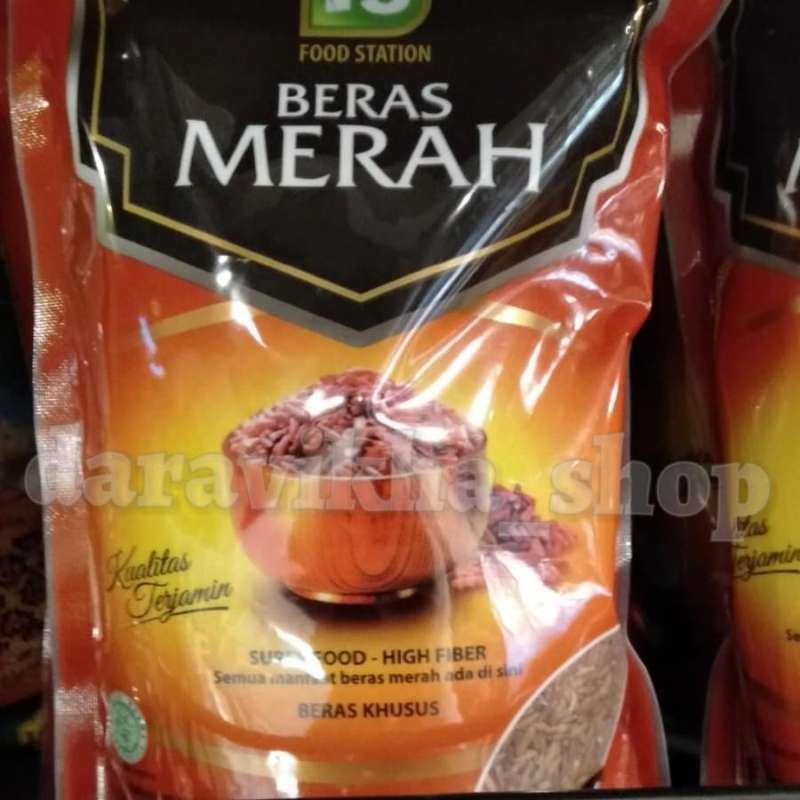 Jual FS Food Station Beras Merah 1kg di Seller Daravikha_shop - Sarua ...