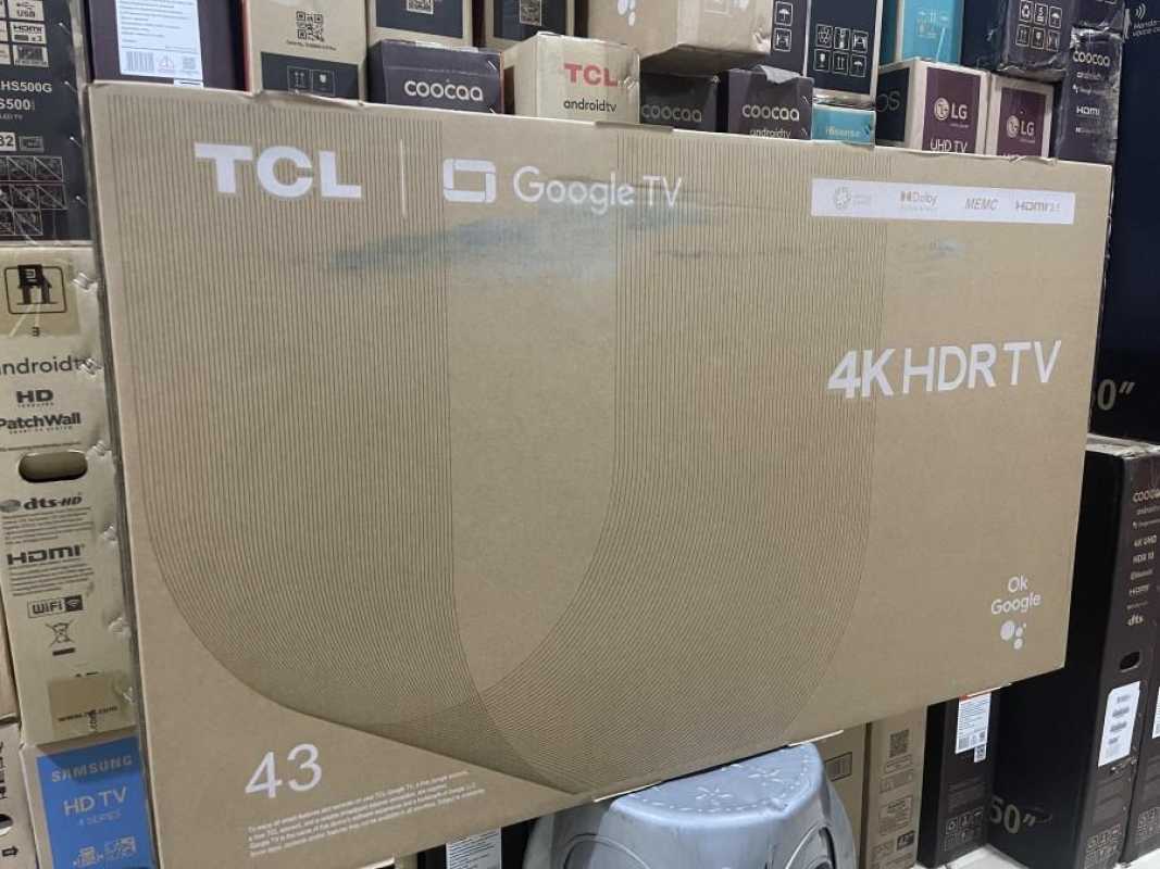 Jual TCL 43in android 11 layar 4K UHD HDR google tv 43A30 garansi resm ...