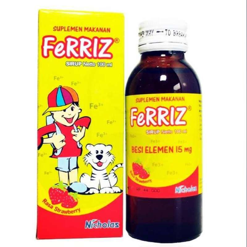 Jual Ferriz Sirup 100 Ml Membantu Memenuhi Kebutuhan Zat Besi Pada Anak ...