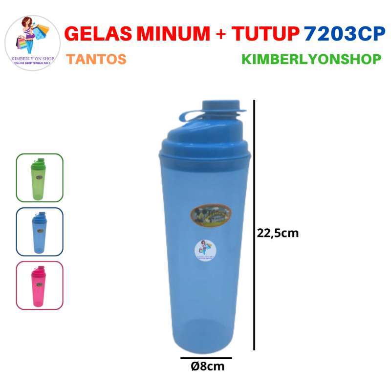 Promo Gelas Minum Tempat Air Minum Botol Air 600 ml 7203 CP Tantos Diskon 25% di Seller KIMBERLY ...