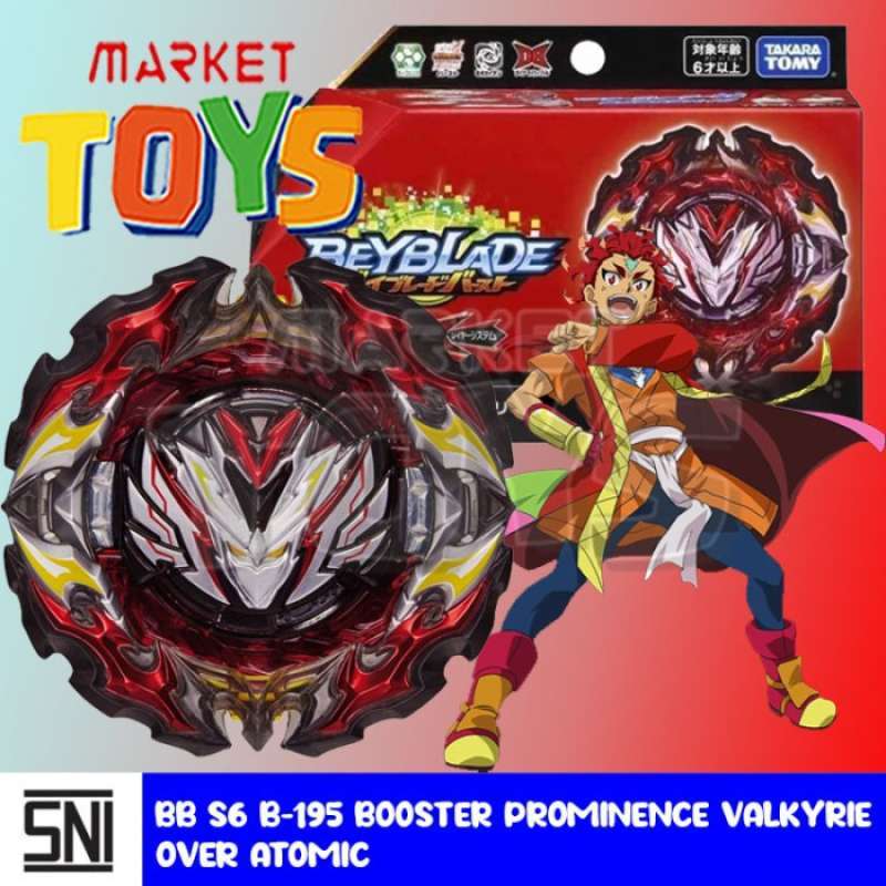 Jual TAKARA TOMY BEYBLADE B-195 BOOSTER PROMINENCE VALKYRIE OVER ATOMIC ...