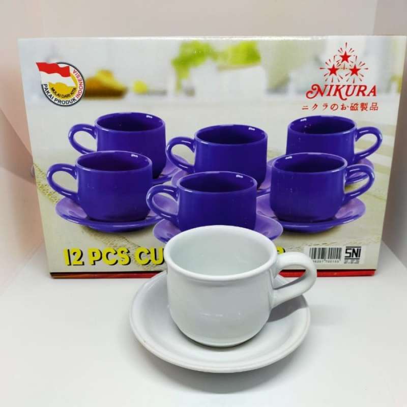 Jual Satu Set Cangkir Kopi Nikura Isi 12 di Seller Holystore99 ...