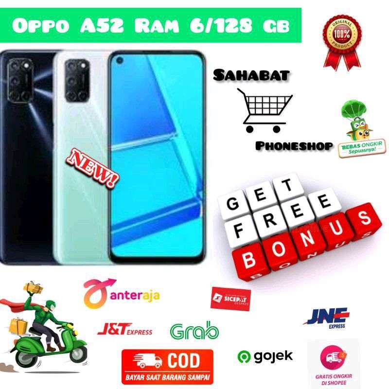 Jual HANDPHONE OPPO A52 RAM 6/128 GB BERGARANSI di Seller SAHABAT PHONESHOP - Kota Jakarta Utara ...