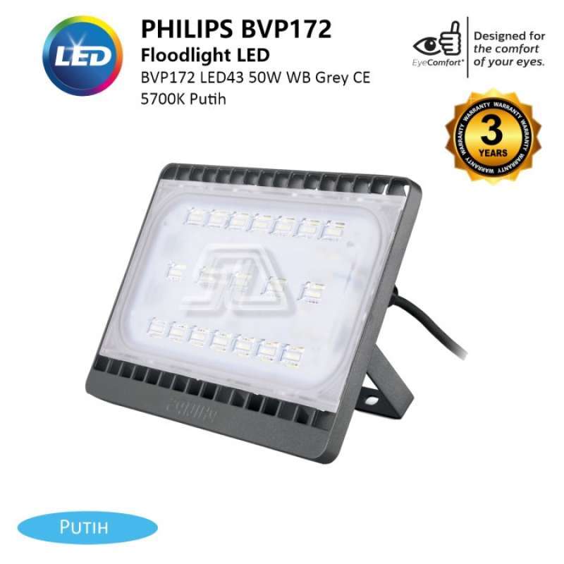 Jual Philips Flood Light BVP172 50W di Seller led store - Kapuk Muara, Kota Jakarta Utara | Blibli