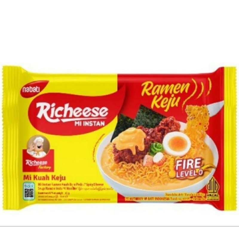 Promo Richeese Mie Instant Kuah Ramen Keju Diskon 20% di Seller Toko ...