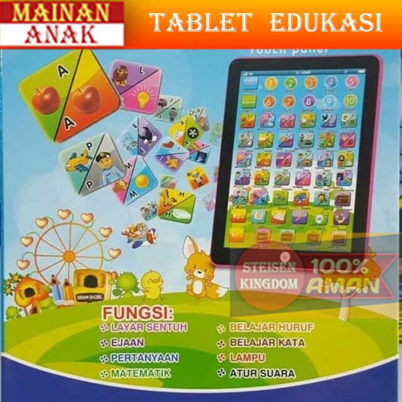 Jual MAINAN ANAK TABLET EDUKASI PEREMPUAN LAKI CEWEK COWOK MURAH SERU ...