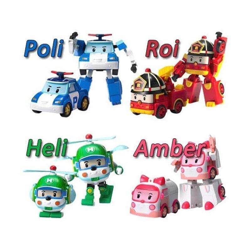 Promo Robocar Poli Mainan Anak Edukasi Action Figur Mobil Berubah Robot ...