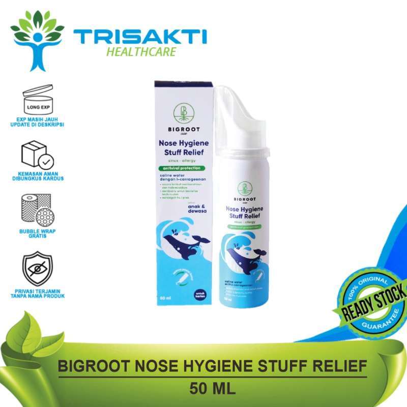 Jual Bigroot Nose Hygiene Stuff Relief 50 Ml - Anak & Dewasa Di Seller ...