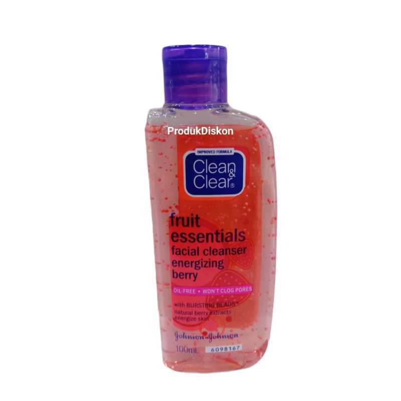 Jual Clean & Clear Fruit Essentials Facial Cleanser Fruit Berry 100ml ...