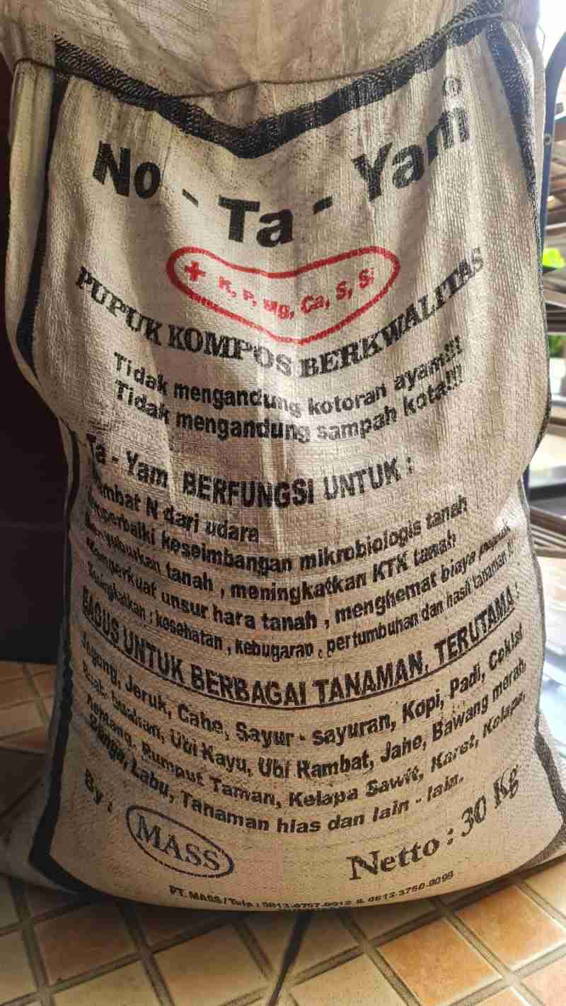 Jual Pupuk kompos NOTAYAM 30 kg di Seller GreenFarm.ID - Glugur Kota ...