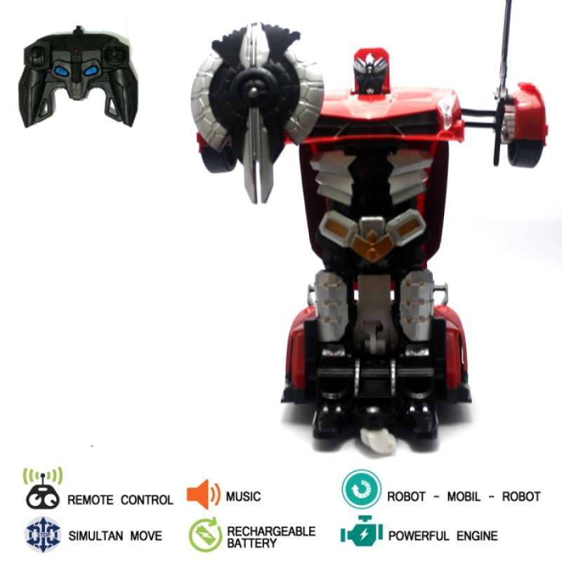 Promo Mainan Remote Control Transformer Deform Robot Diskon 9% di ...