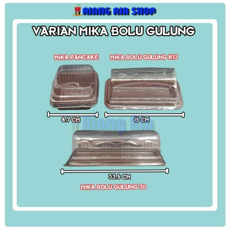 Jual Free Ongkir Plastik Bolu Gulung Mini - Roll Cake Mini Coklat Mika ...