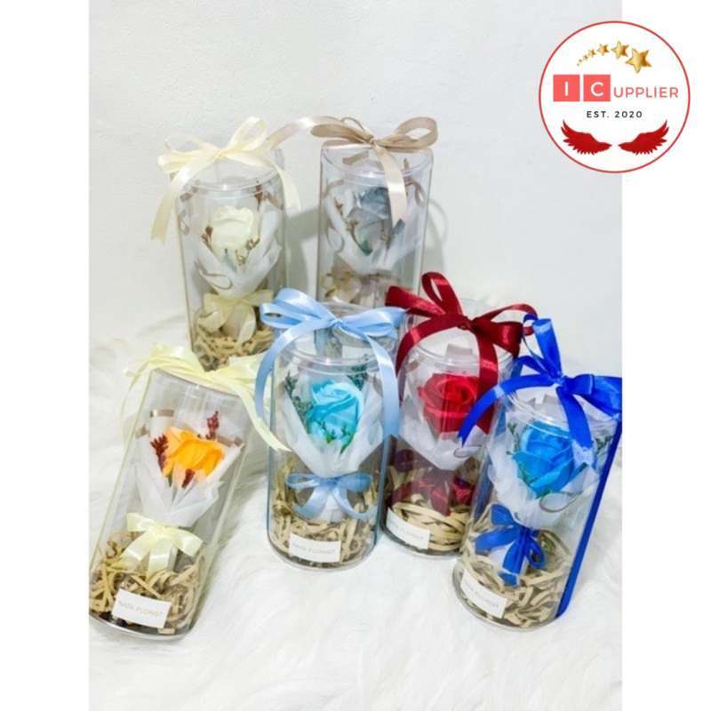 Jual SINGLE FLOWER BOX (BUNGA SABUN BOX) - INFINITY BLOOM - buket ...