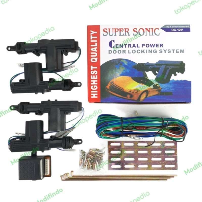 Jual CENTRAL LOCK MOBIL UNIVERSAL UNTUK 4 PINTU MODEL PISTOL HIGH ...