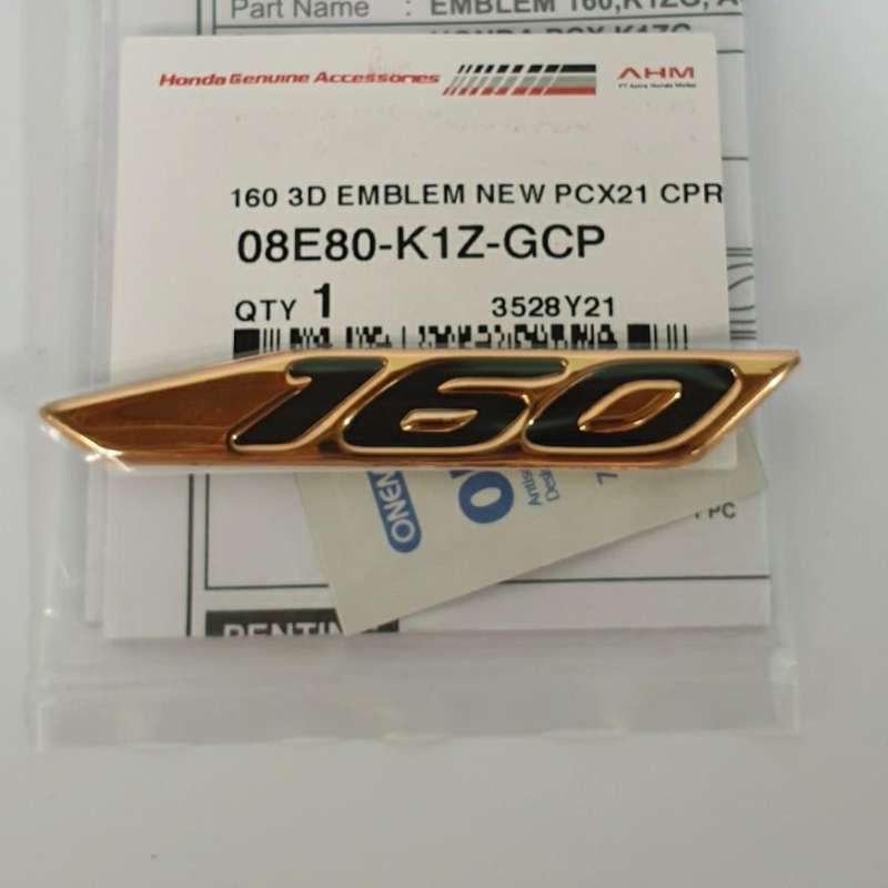 Jual Emblem 160 Pcx160 Gold Original Hobda Di Seller Aoc Store - Perum ...