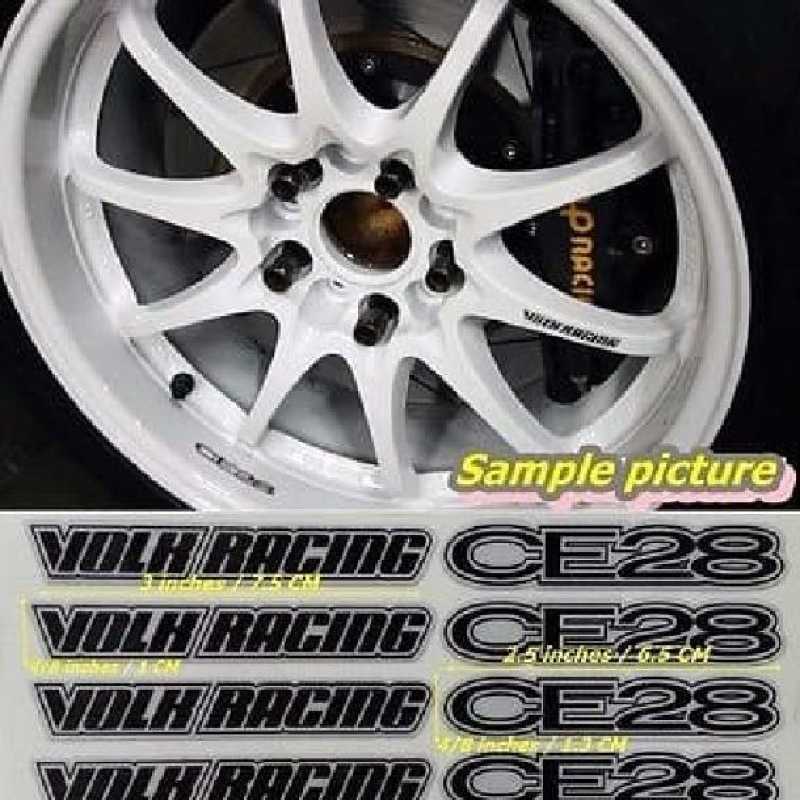 Jual Sticker Velg Mobil Volk Racing Rays Ce28 Like Original Best ...