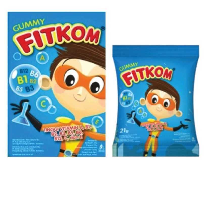 Jual Fitkom Gummy Multivitamin Biru 5 Sachet Di Seller Apotek Haruga ...