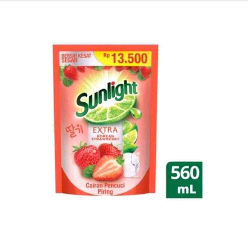 Promo Sunlight Sabun cuci piring korean Strawberry 560ml Diskon 23% di ...