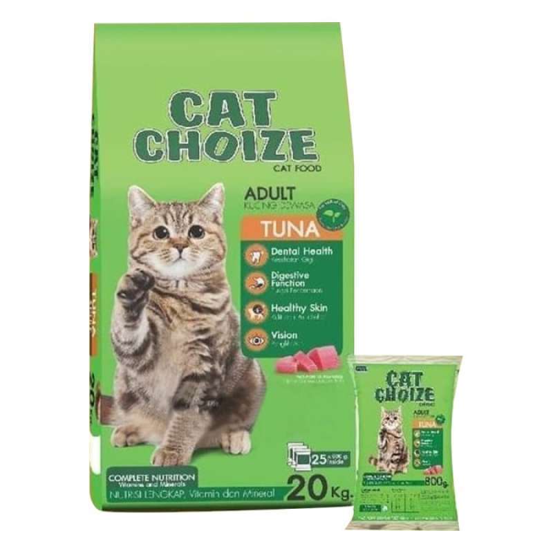 Jual Free Ongkir Gojek Cat Choize 20Kg Makanan Kucing 20 Kg Tuna No ...
