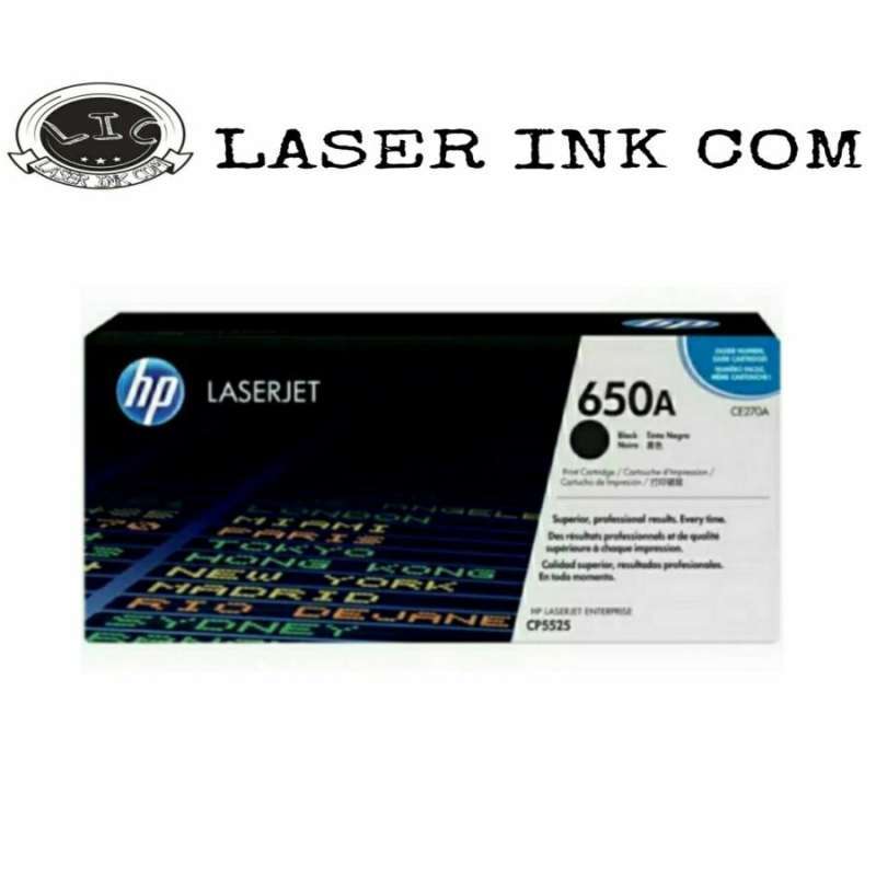Jual Toner HP Laserjet 650A Ce270A Black Original di Seller www.Laser ...