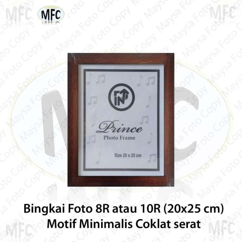 Jual Bingkai foto 8R/10r (20x25) minimalis hitam dan putih di Seller ...