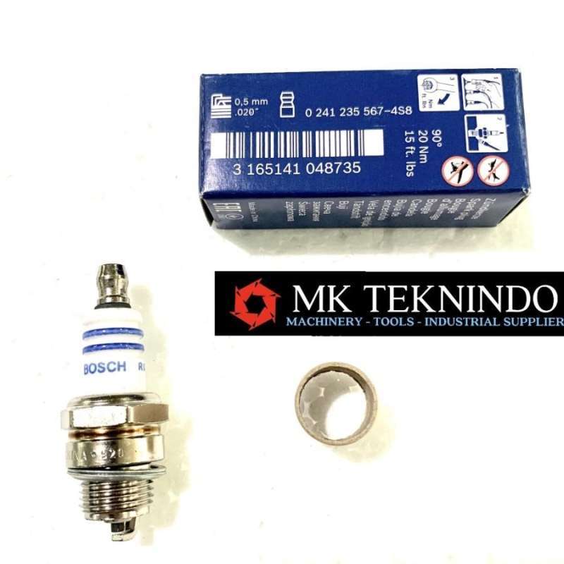 Jual Bosch Ws-7f Busi Spark Plug Busi Mesin Potong Rumput Chain Saw 2 Tak Di Seller Mk Teknindo ...