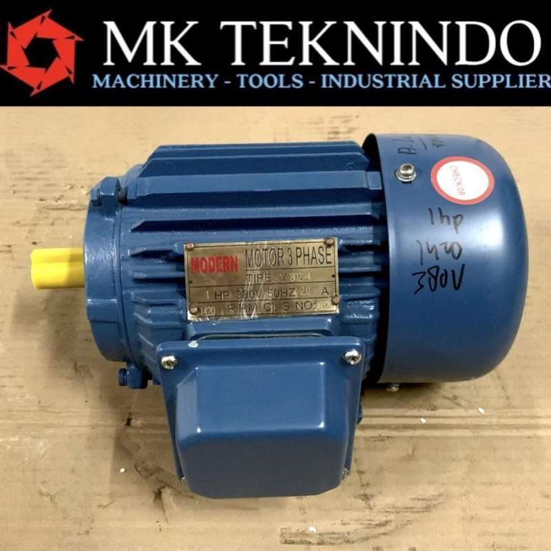 Jual Dinamo Elektro Motor 1 HP 3 Phase / Electro 1 PK 4 Pole 1400 RPM di Seller MK TEKNINDO ...