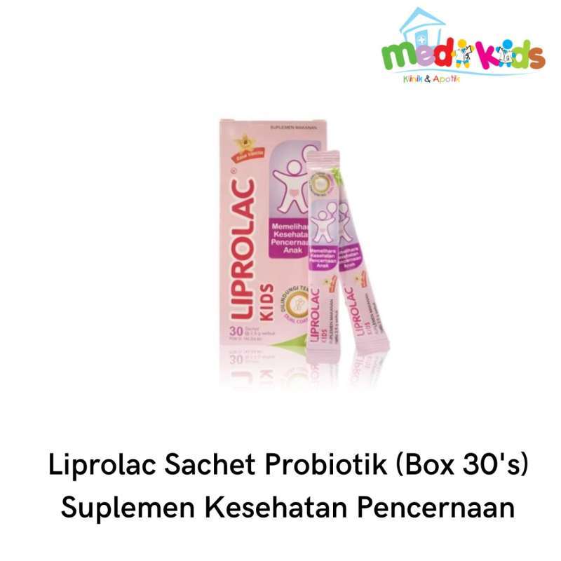 Jual Liprolac Kids Box Sachet Vanilla isi 30 pack Diare anak di Seller ...