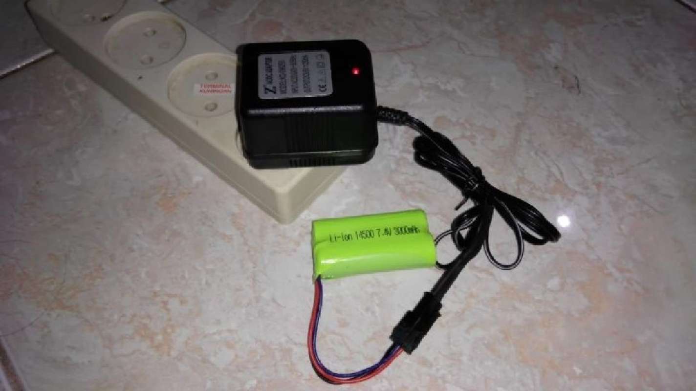 Promo Paket Baterai RC Rakit Soket 3pin 3000Mah untuk Baterai Mobil ...