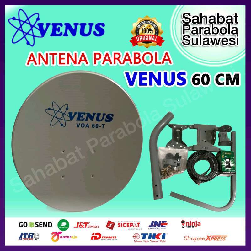 Jual ANTENA PARABOLA VENUS 60 CM di Seller Sahabat parabola Sulawesi ...