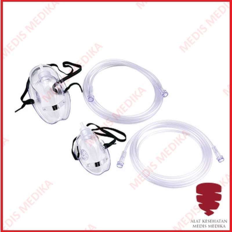 Jual Masker Oksigen L Dewasa Gea Alat Bantu Selang Penapasan Nasal ...