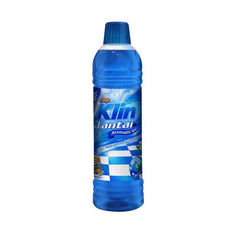 Jual So Klin Marine Mint Cairan Pembersih Lantai - Biru [900 mL/ Botol ...