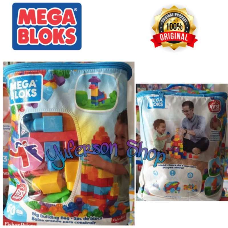 Promo Fisher Price Mega Bloks Big Building Bag Diskon 6% di Seller ... Promo Fisher Price Mega Bloks Big Building Bag Diskon 6% di Seller ...