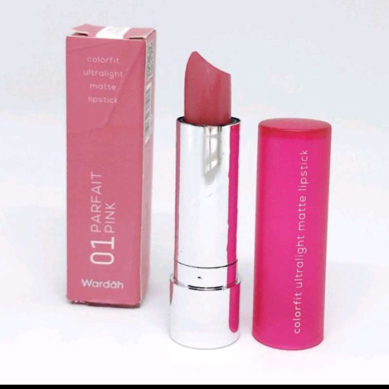 Jual Lipstik matte lembut dan ringan dibibir hingga 8 jam 01 Parfait ...