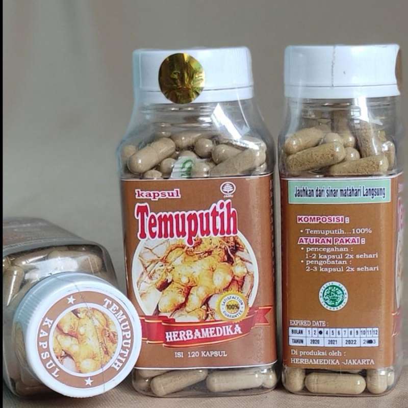 Jual Temu Putih Kapsul Herbamedika Isi 120 Di Seller Swargasehat ...