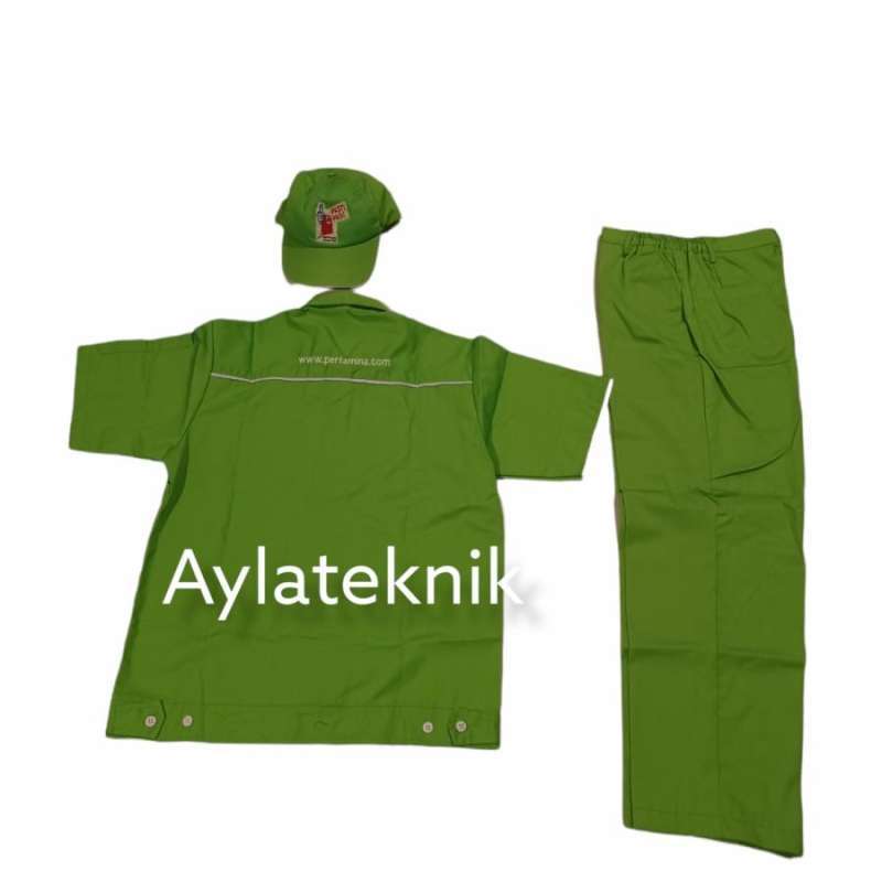 Jual Seragam Ob Spbu,seragam Ob Pertamina + Topi - Xl Di Seller ...