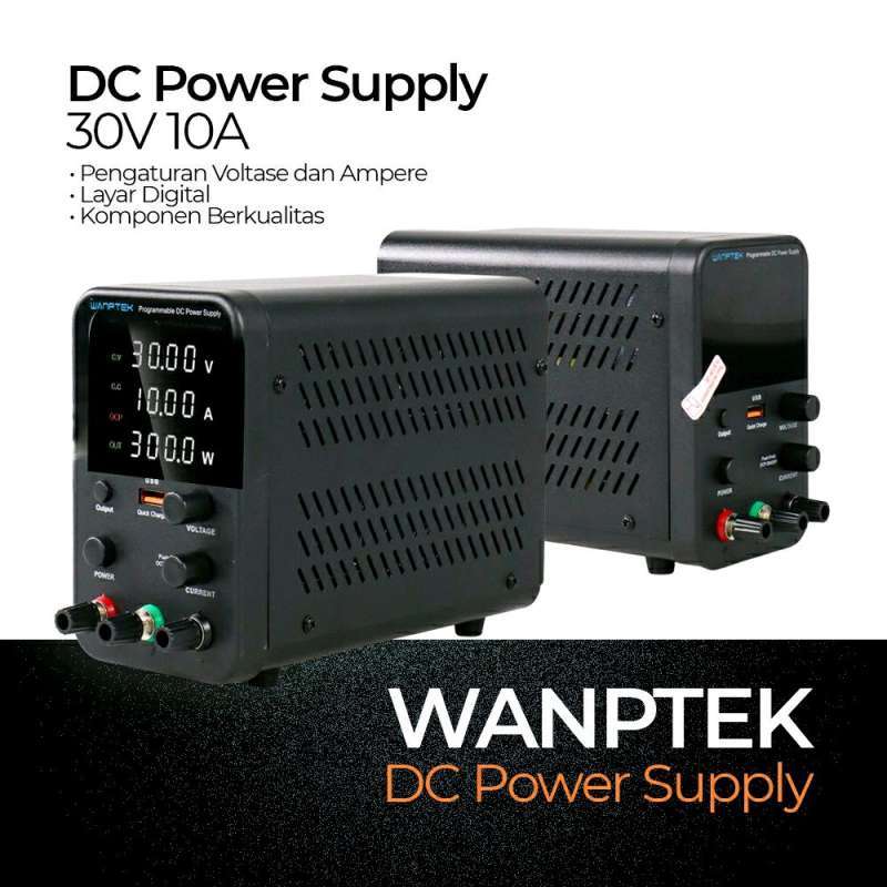 Jual Wanptek Adjustable DC Power Supply 30V 10A - WPS3010H Power supply ...