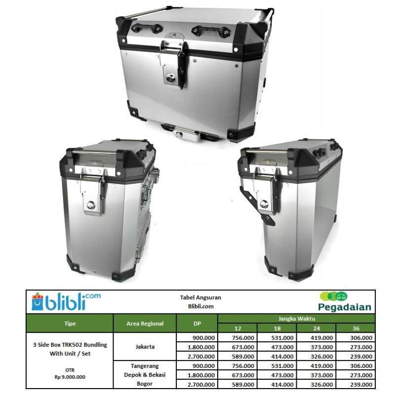 Jual Pegadaian - [DP] Benelli TRK 502 3 Side Box Bundling With Unit ...