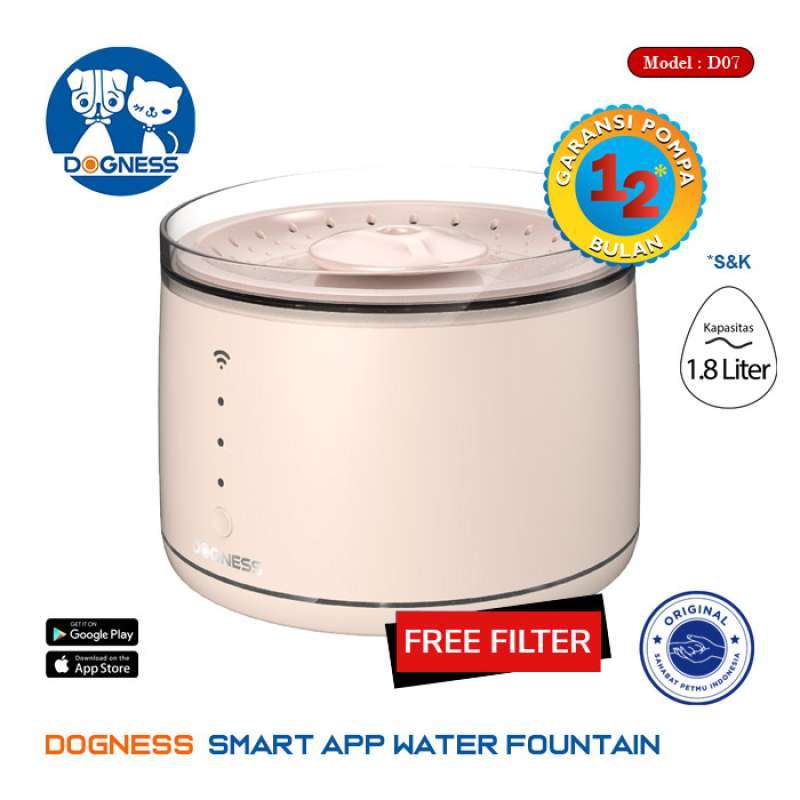 Jual Dogness Healthy Water - Smart App Water Fountain 1.8Liter - D07 di ...